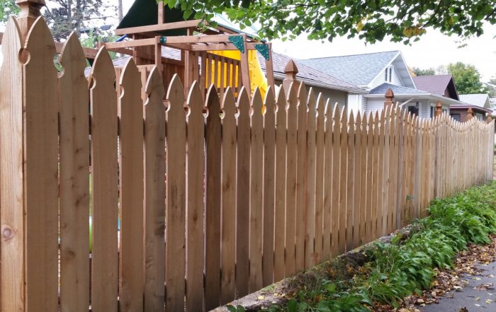 French Gothic Wood Fencing Products | Phillips Outdoor Services ...