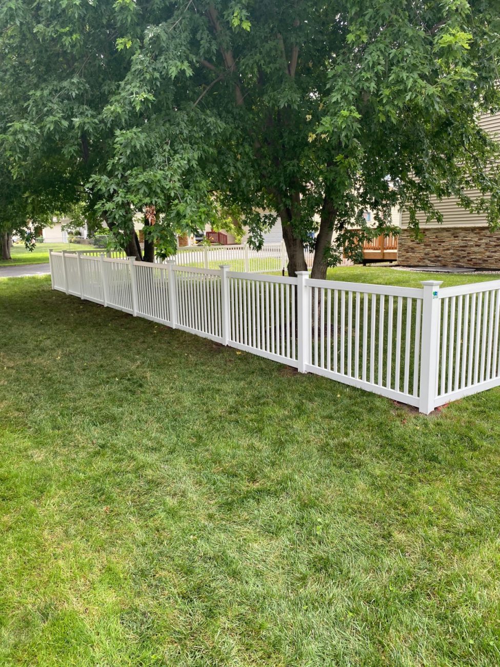 4′ Colonial White Trim Caps | Phillips Outdoor Services