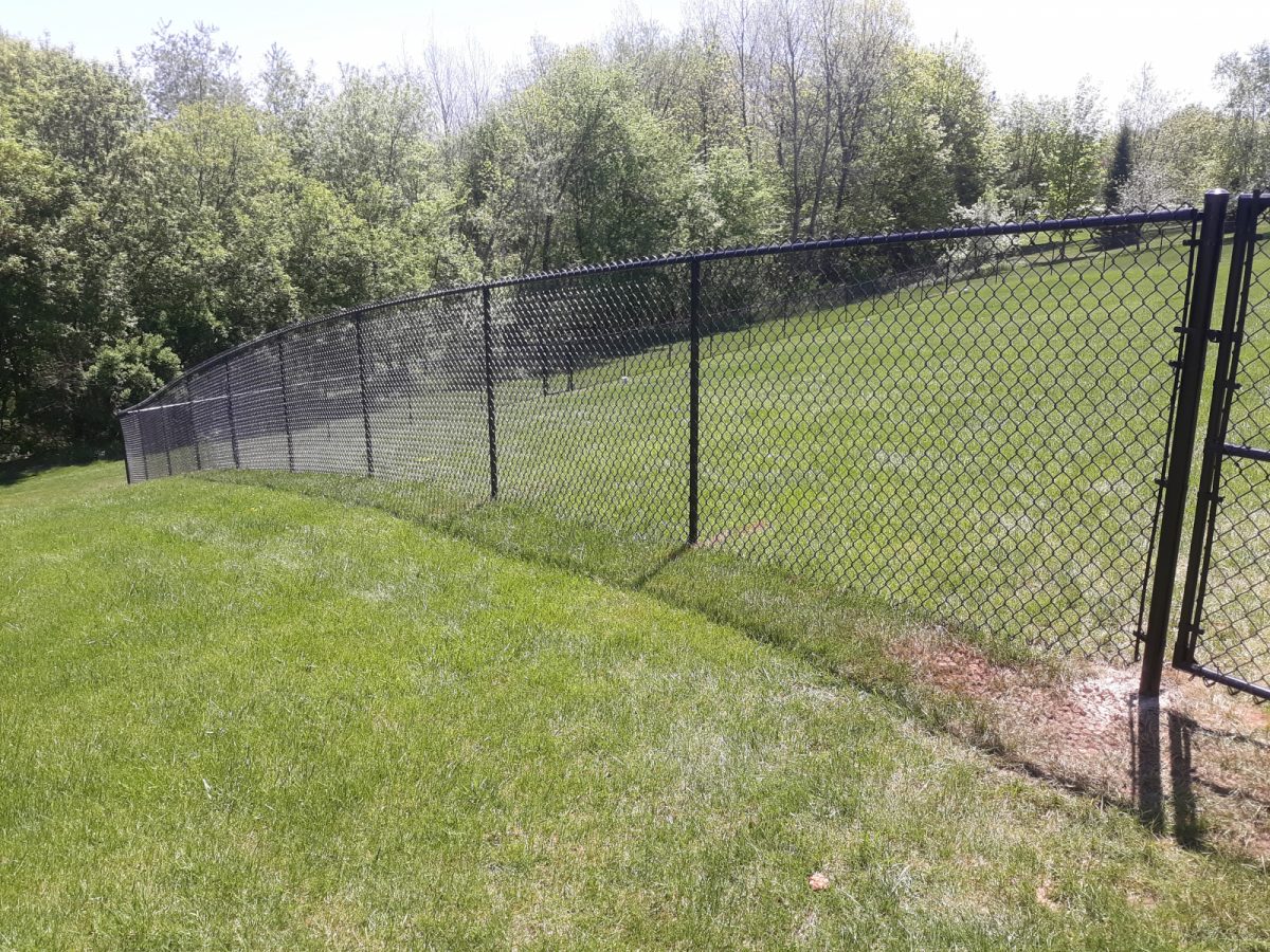 Vinyl-Coated Chain Link Fence Gallery | Phillips Outdoor Services ...
