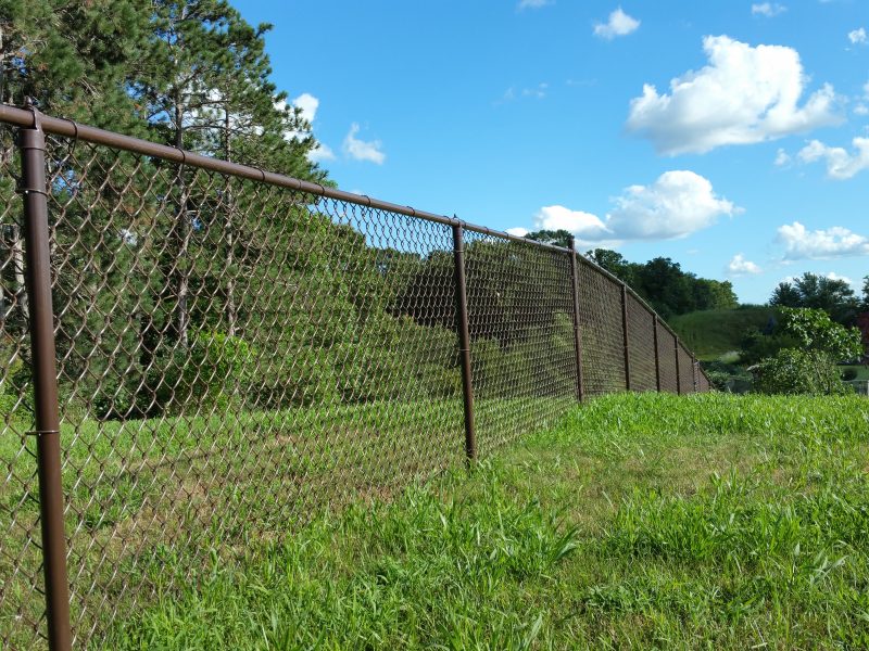 Vinyl-Coated Chain Link Fence Gallery | Phillips Outdoor Services ...