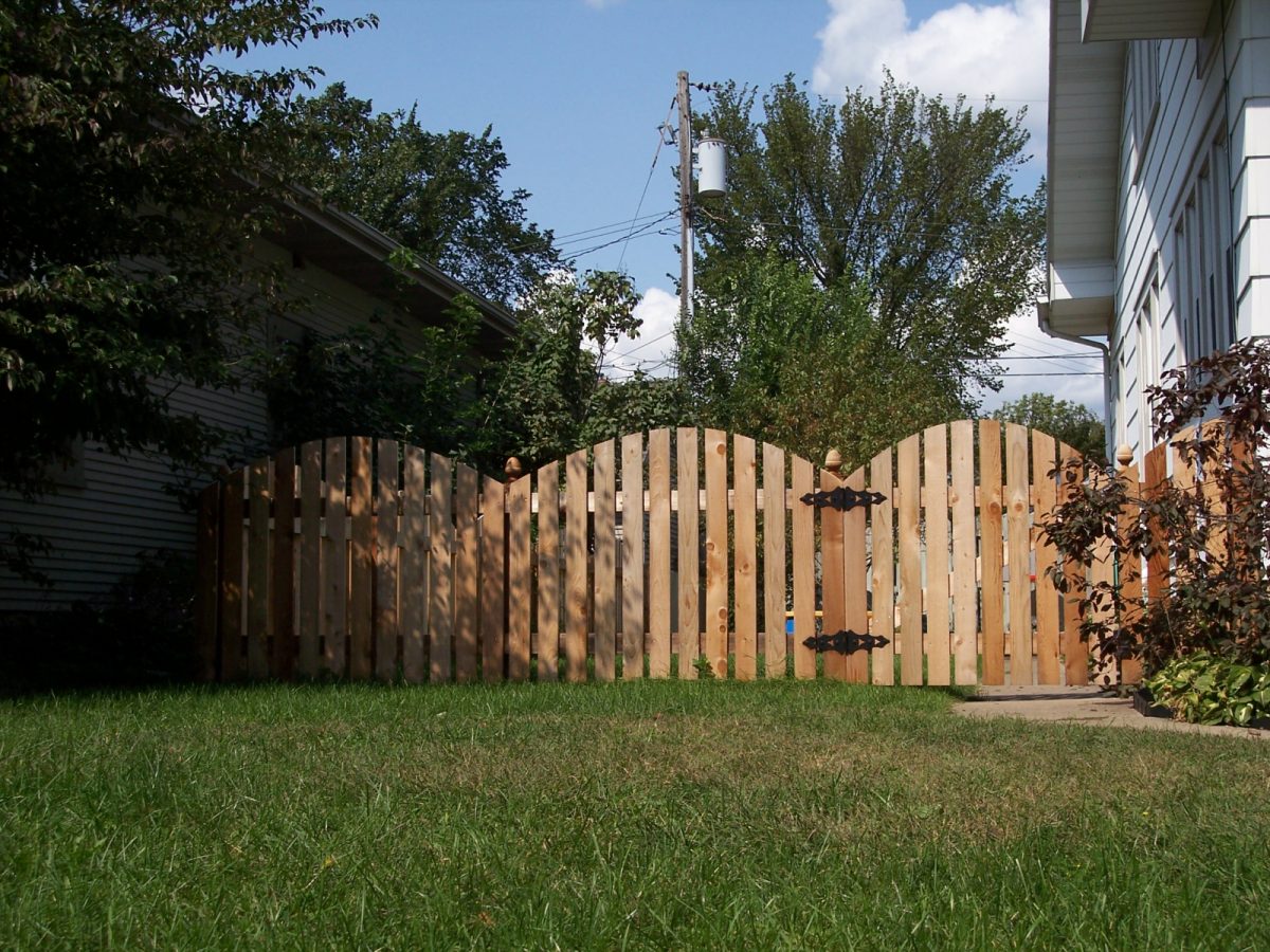 Concave & Convex Cedar Fence Gallery | Phillips Outdoor Services ...
