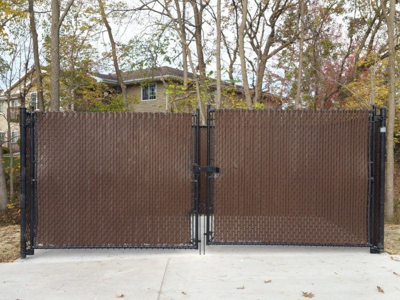Chain Link Gates Gallery | Phillips Outdoor Services - Onalaska, WI