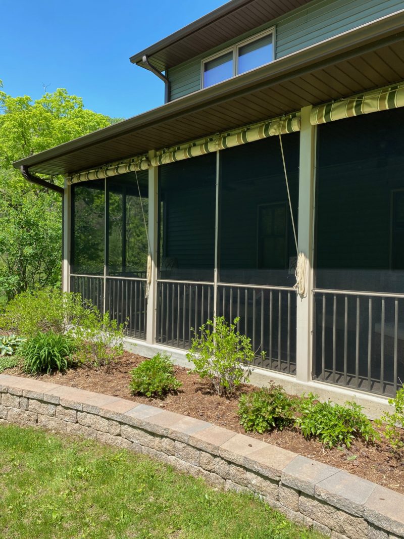 ScreenRail with Railing Gallery | Phillips Outdoor Services - Onalaska, WI