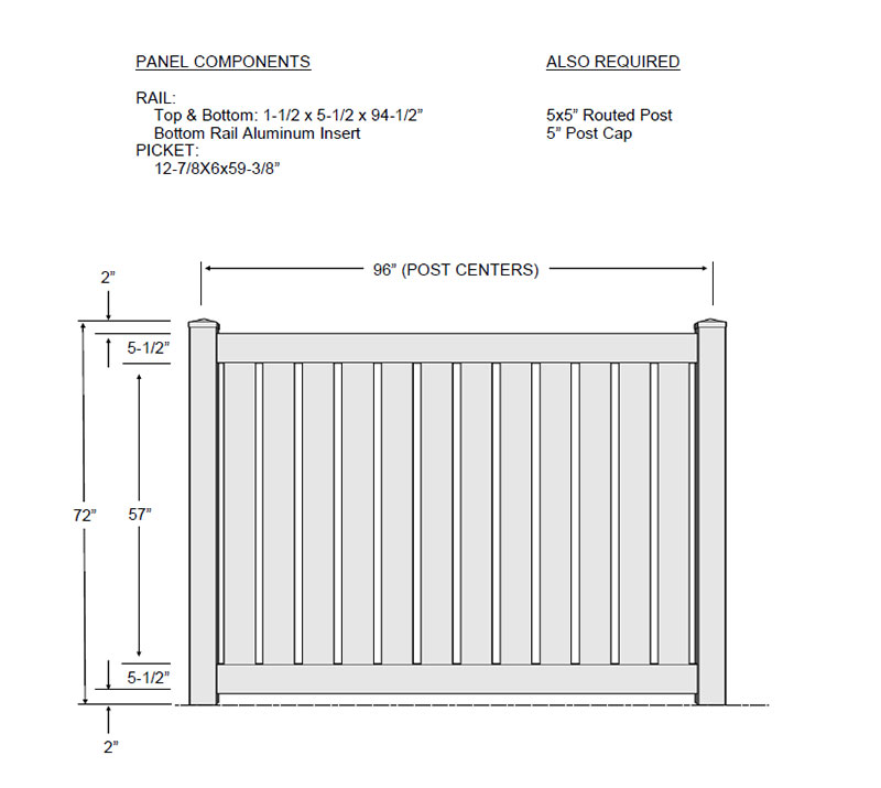 Jackson Semi-Privacy Fence