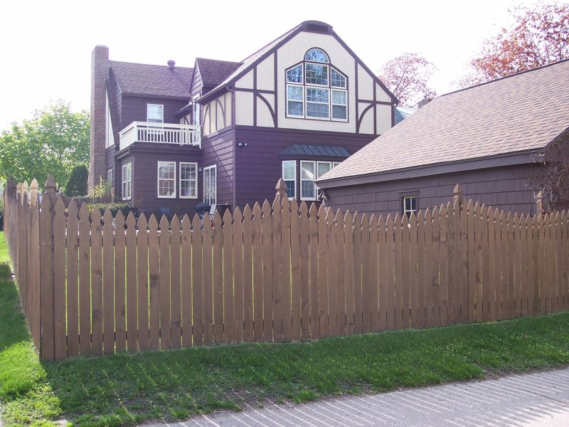 French Gothic Cedar Fence Gallery | Phillips Outdoor Services ...